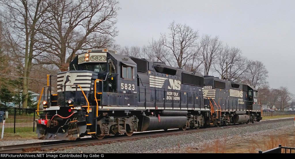 Norfolk Southern locomotives.